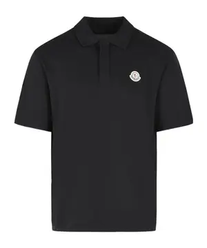 Moncler Logo Patch Short-sleeved Polo Shirt