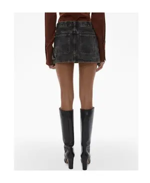 Helmut Lang Carpenter Denim Mini Skirt