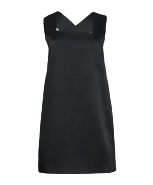 Khaite Mella Sleeveless Mini Dress - Black