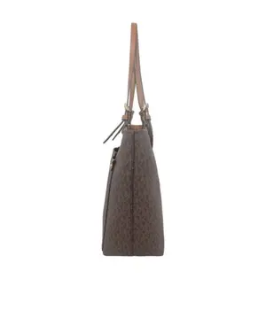 Michael Kors Jet Set Medium Logo Pocket Tote - Black