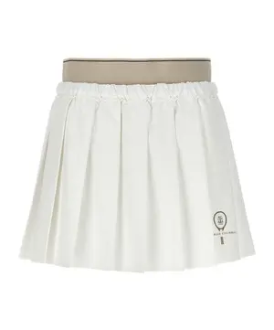 Brunello Cucinelli Pleated Mini Skirt
