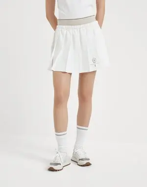 Brunello Cucinelli Pleated Mini Skirt