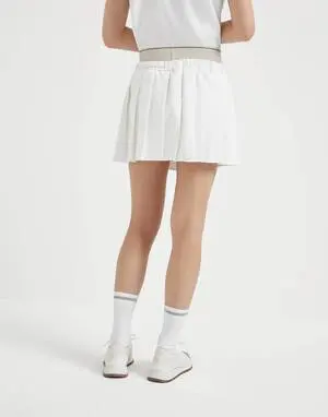 Brunello Cucinelli Pleated Mini Skirt