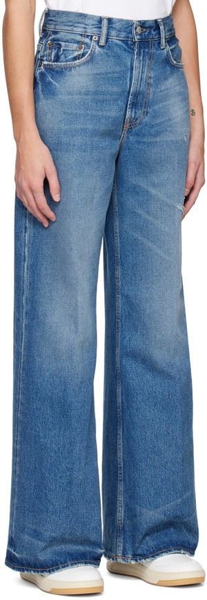 Acne Studios High-waisted Wide-leg Jeans