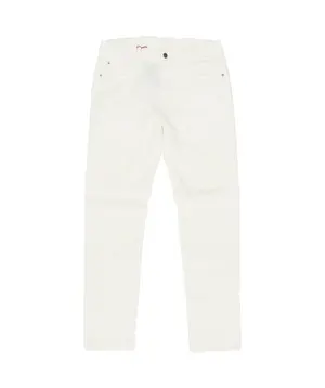 Loro Piana Logo Patch Jeans - White