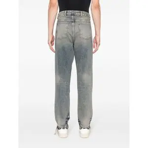 REPRESENT Bleached-effect Straight-leg Jeans - Gray