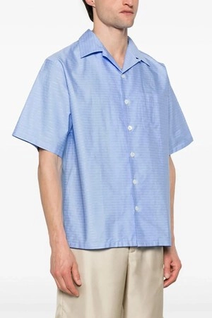 Prada Short-sleeved Button-up Shirt