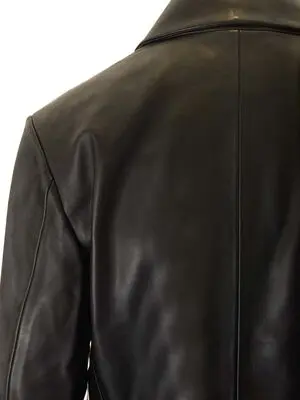LOULOU STUDIO Benetra Double-breasted Leather Blazer