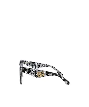 Dolce & Gabbana Lace Detail Square Frame Sunglasses