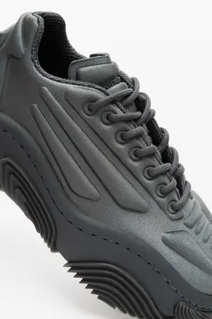 Alexander Wang Vortex Metallic Low-top Sneakers - Black