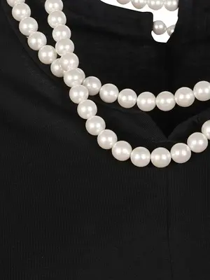 Junya Watanabe Short-sleeved T-shirt With Pearl Embellishment
