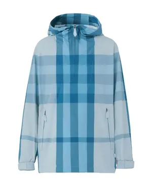 Burberry Checked Packaway Hooded Jacket