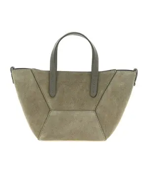 Brunello Cucinelli Duomini Mini Shoulder Bag - Gray