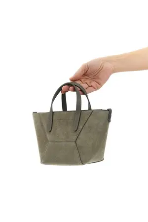 Brunello Cucinelli Duomini Mini Shoulder Bag - Gray