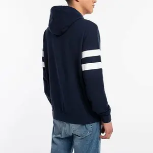 EA7 Logo Print Drawstring Hoodie
