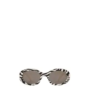 Celine Triomphe 01 Sunglasses In Acetate - Zebra