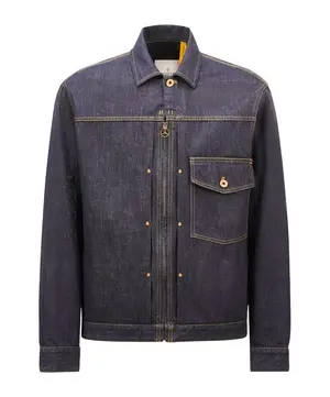 Moncler X Mercedes-benz Nigo Nepit Denim Jacket - Denim Blue