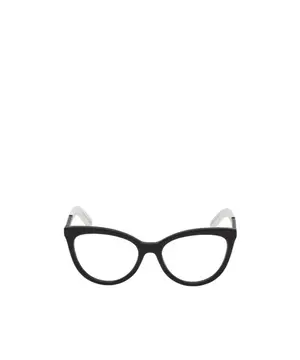 Moncler Cat Eye Eyeglasses - Black