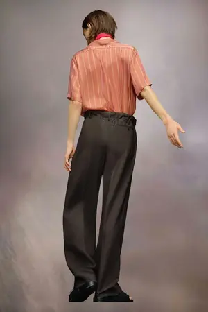 MAISON MARGIELA Drawstring Wide-leg Trousers