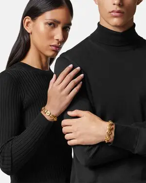 Versace Medusa Clasp Chain Bracelet