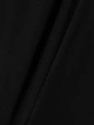 Acne Studios Sleeveless Ruffle Detailed Midi Dress - Black