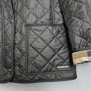 Burberry Quilted Jacket With Classic Collar - No
