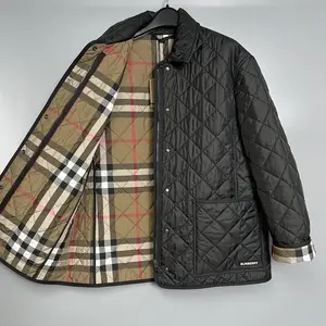 Burberry Quilted Jacket With Classic Collar - No