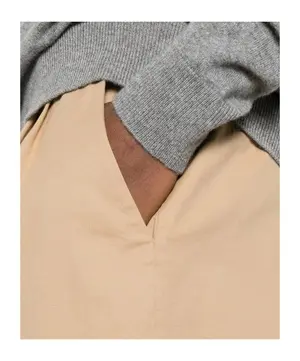 THE ROW Pleated Culottes Trousers - Nude
