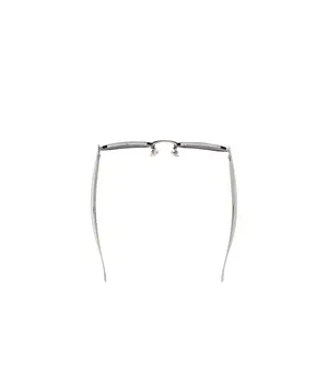Bottega Veneta Sardine Oval Sunglasses - Silver/gray