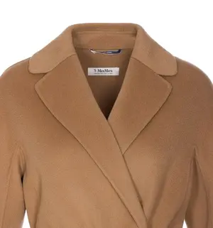 Max Mara Belted Wool Coat - Brown