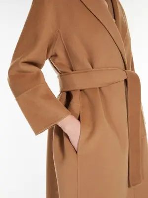 Max Mara Belted Wool Coat - Brown