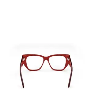 Moncler Logo Plaque Eyeglasses - Red
