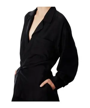 Alexander Wang Twill Wrap Mini Dress