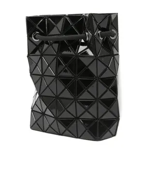 Issey Miyake Prism Drawstring Shoulder Bag - Black