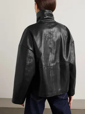 Nour Hammour Park Leather Jacket