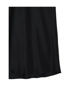 ANINE BING High Waist Pleated Midi Skirt - Black