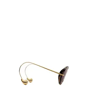 Bottega Veneta Aviator Sunglasses - Black