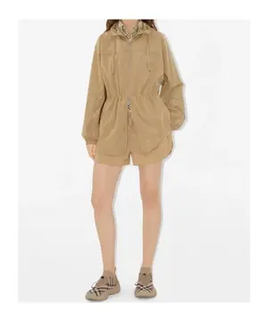 Burberry Hooded Jacket With B-shield Detail - Cracker