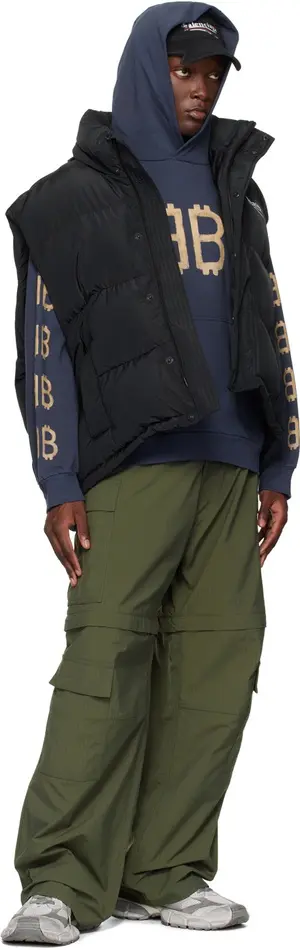 Balenciaga Bb Crypto Logo Hoodie