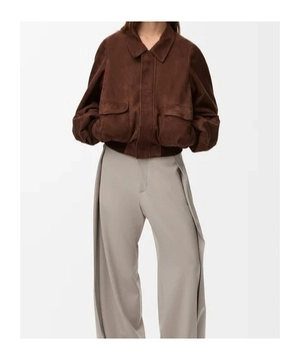 Loewe Suede Bomber Jacket