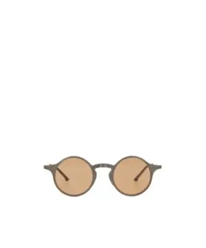 UMA WANG Round Frame Sunglasses - Brown