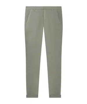 DONDUP Logo-trimmed Tailored Trousers - Gray