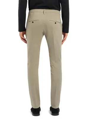 DONDUP Logo-trimmed Tailored Trousers - Gray