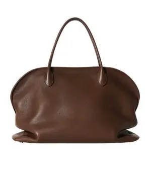 THE ROW Agnes Grained Leather Tote Bag