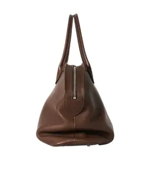 THE ROW Agnes Grained Leather Tote Bag