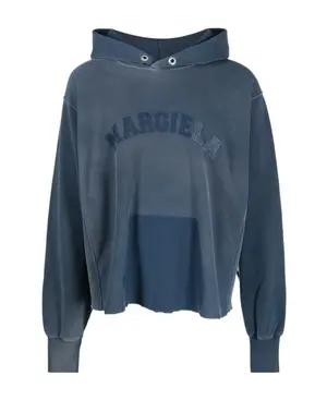 MAISON MARGIELA Distressed Logo Hoodie