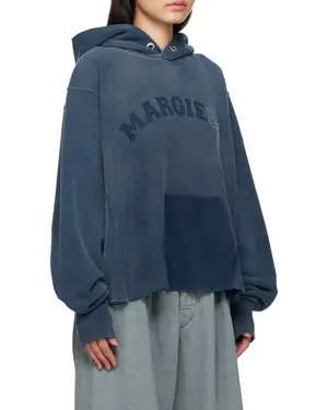 MAISON MARGIELA Distressed Logo Hoodie