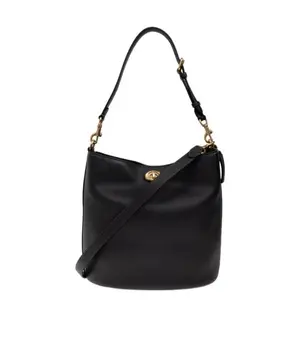 COACH Willow B Logo Detailed Tote Bag