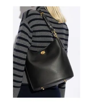COACH Willow B Logo Detailed Tote Bag