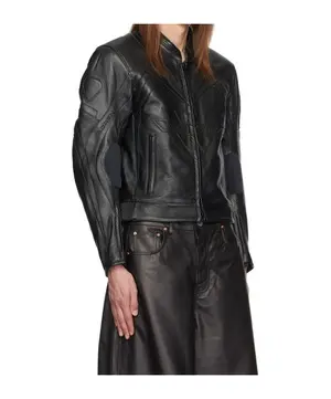 Vetements Leather Biker Jacket
